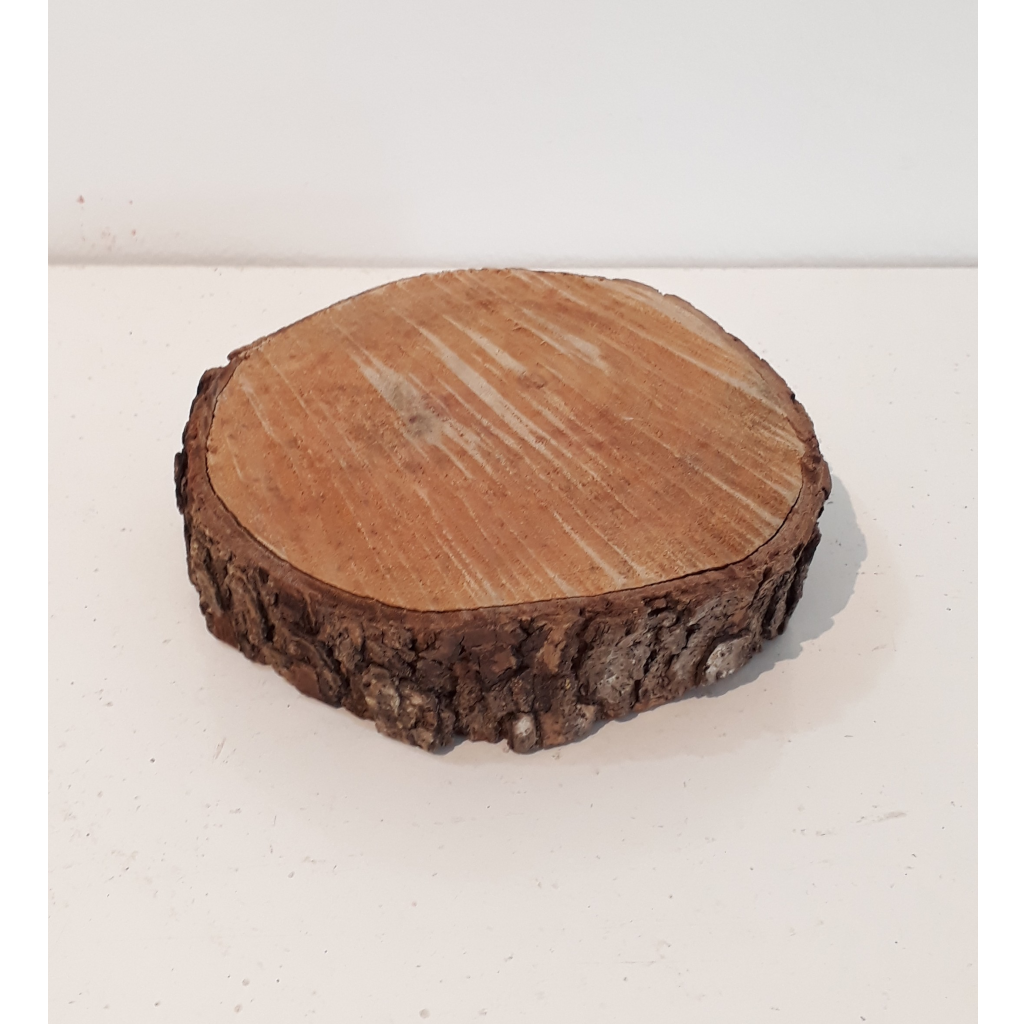 Tora de Madeira com Casca Mini