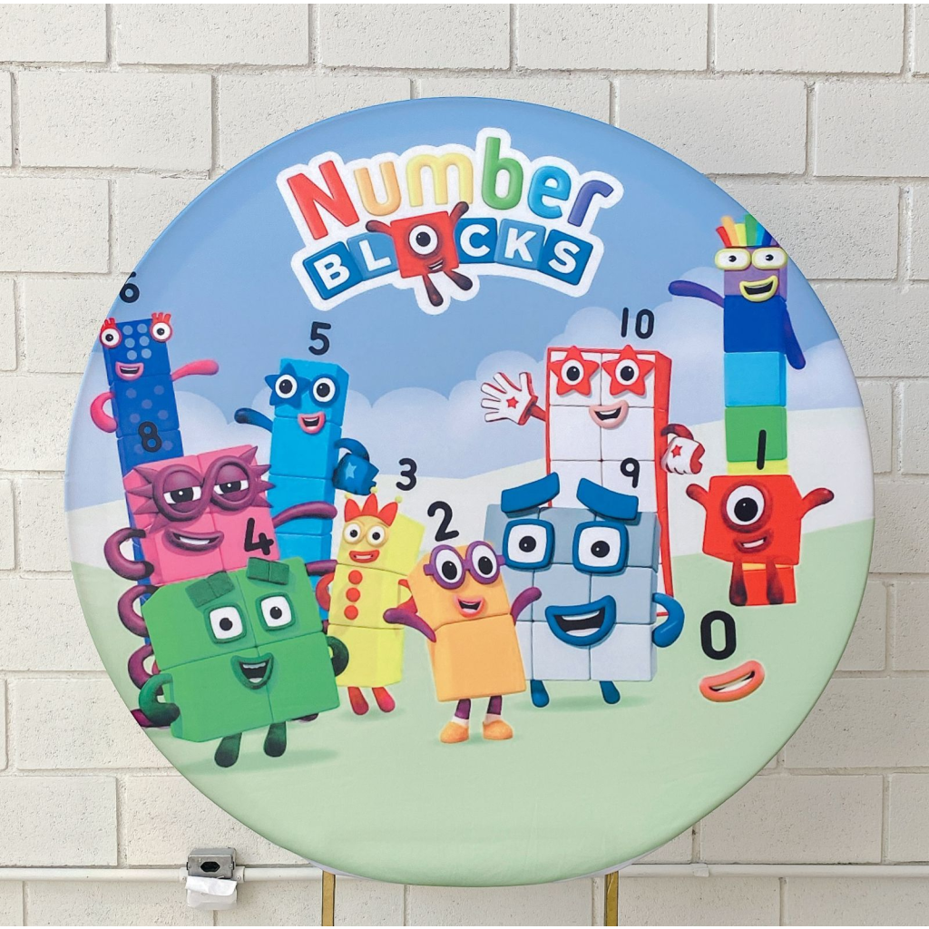 CAPA PAINEL REDONDO NUMBER BLOCKS