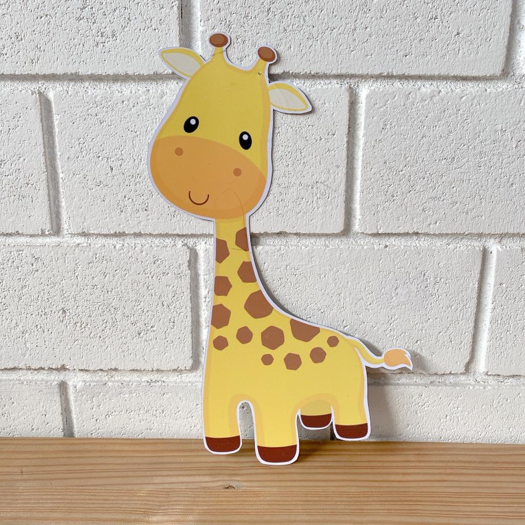 DISPLAY DE CHÃO GIRAFA - 70 CM DE ALTURA