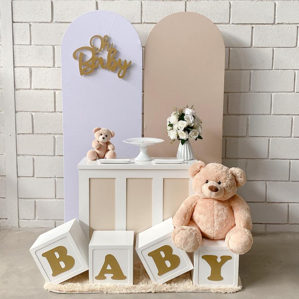 KIT CHÁ DE BEBÊ CÔMODA ARCO ÍRIS