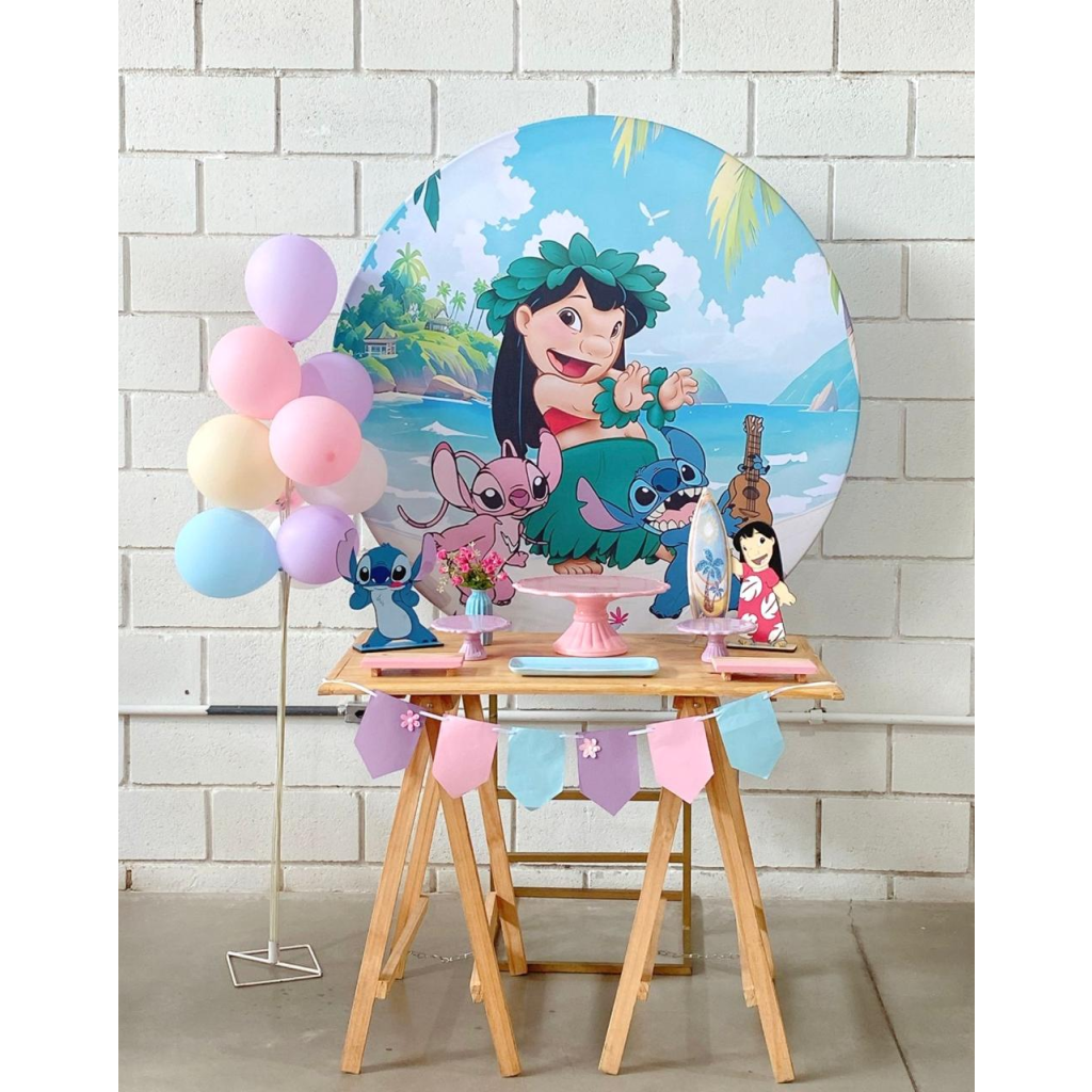 KIT LILO, STITCH E ANGEL MESA MINIZINHA