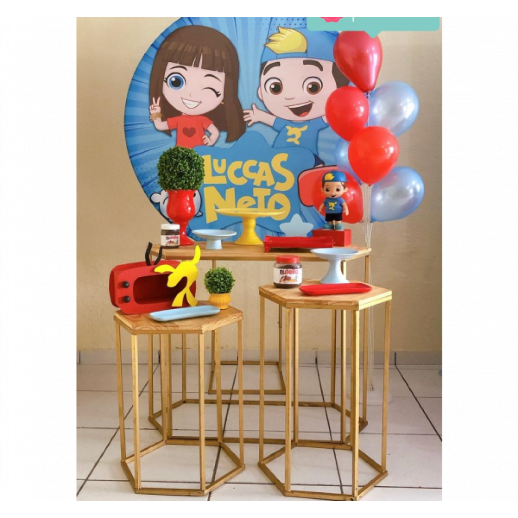 KIT LUCCAS NETTO TRIO DE MESAS SEXTAVADA