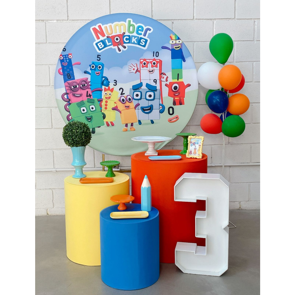 KIT NUMBER BLOCKS TRIO DE CILINDRO