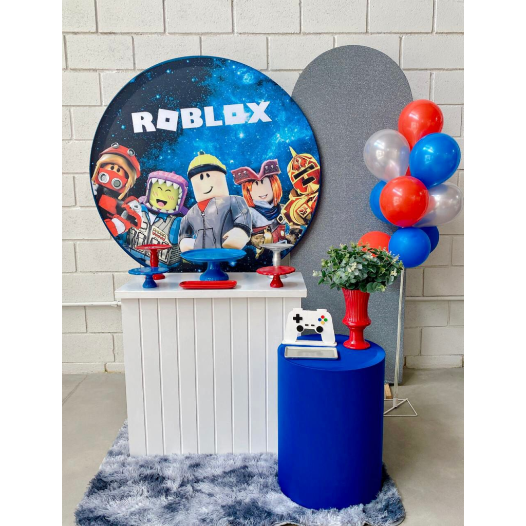 KIT ROBLOX MESA BALCÃO BRANCA