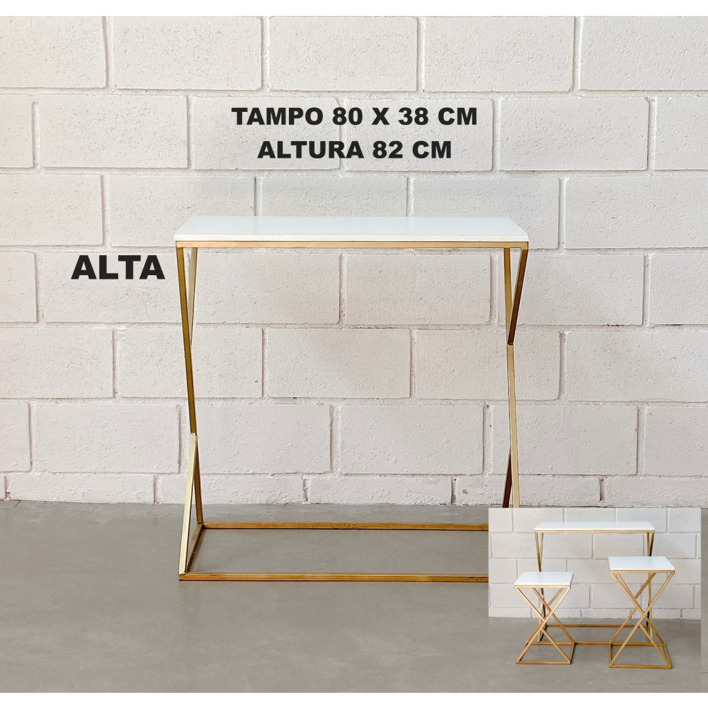 MESA TRIANGULAR ALTA