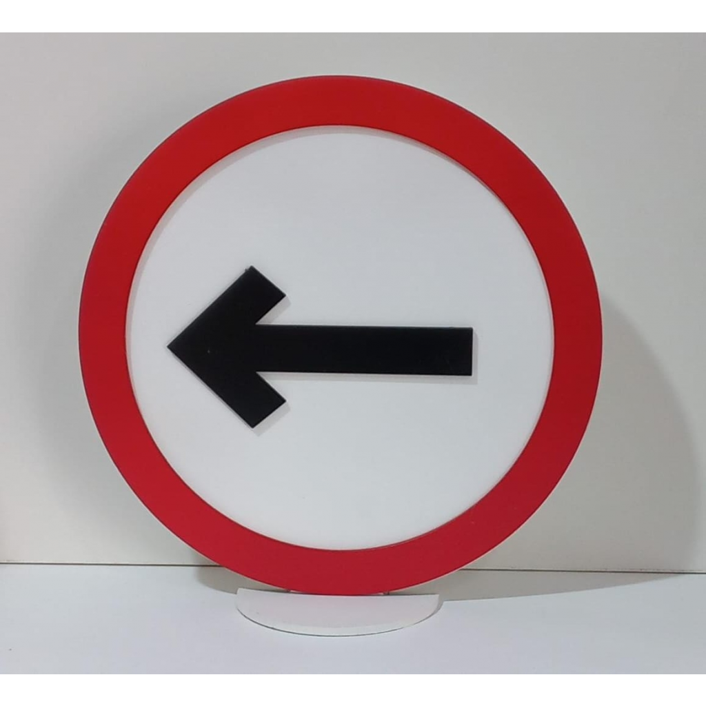 DISPLAY DE MESA PLACA SENTIDO ÚNICO G