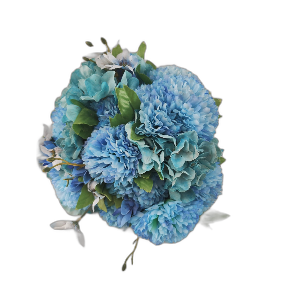 ARRANJO DE FLORES AZUL G LINHA-FINA