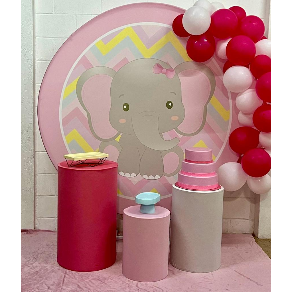 ELEFANTINHO ROSA 3 PAINEL 1,80M (MODELO 1)