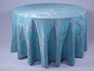 TOALHA RED. AZUL/PRATA JACQUARD