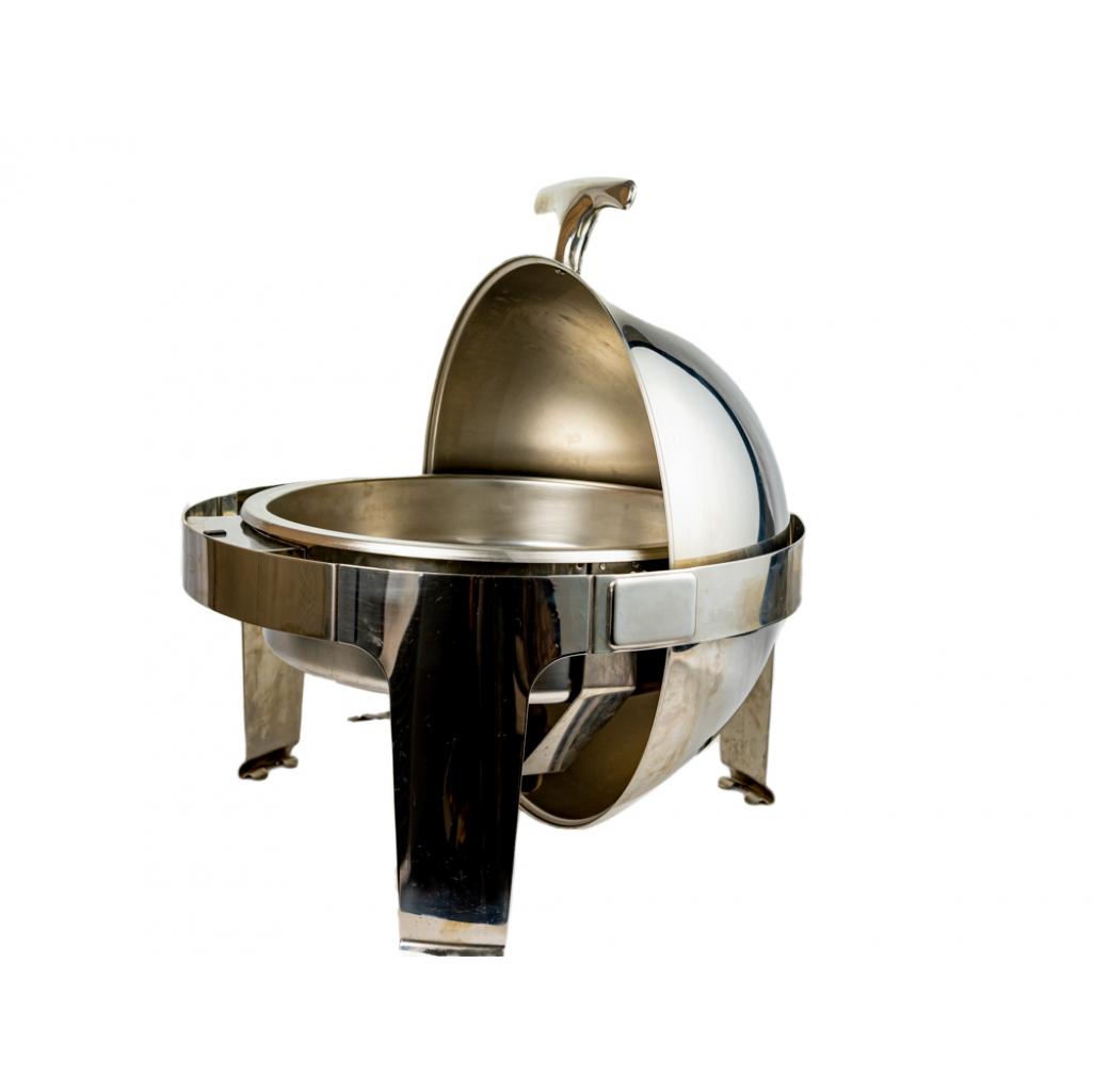 RECHAUD INOX 6,8L REDONDO C/ TAMPA BASCULANTE